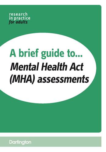 Open Access Guidance On Mental Health Act Assessments Research In open-access-guidance-on-mental-health-act-assessments-research-in